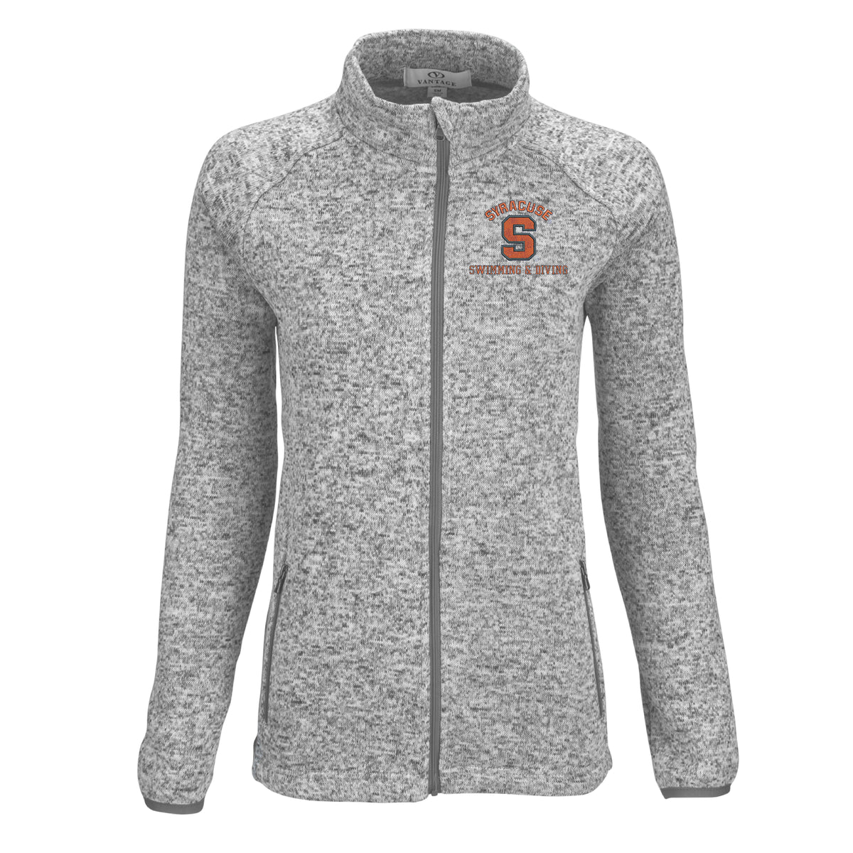 Vansport Women's Syracuse Swimming & Diving Summit Sweater-Fleece Jack ...