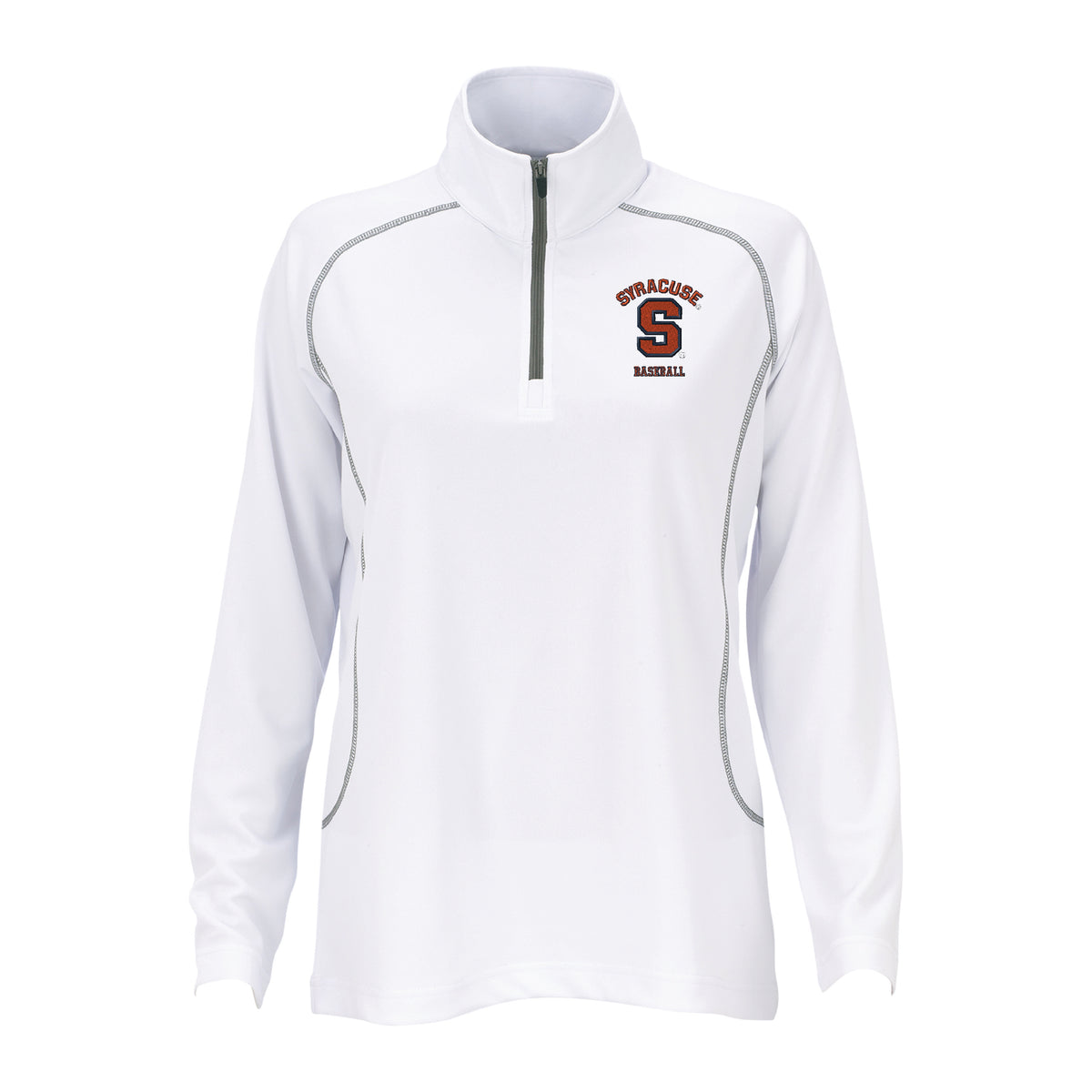 Vansport Ladies Syracuse Baseball Twill Knit 1/4 Pullover – The ...