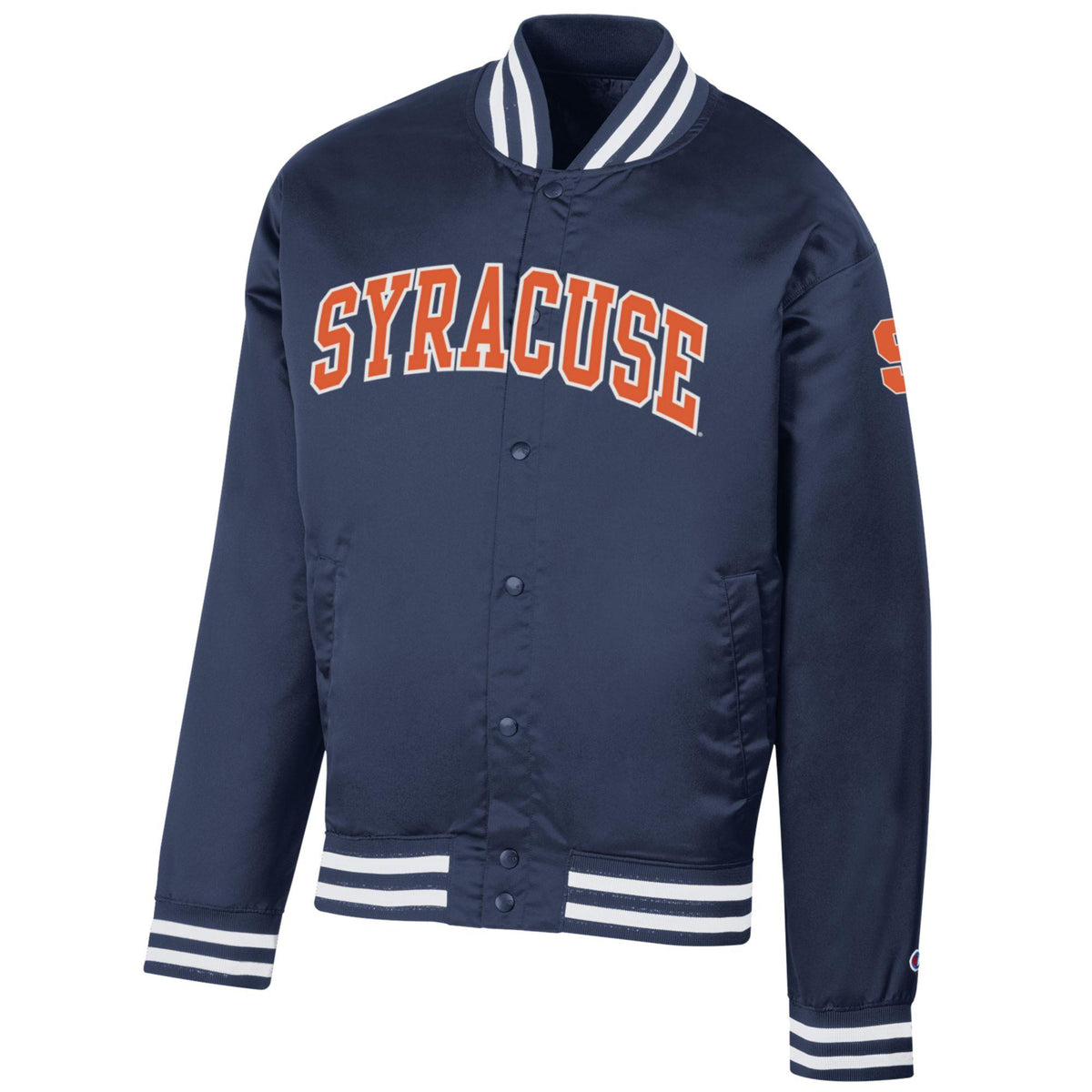 Champion Syracuse Super Fan Satin Bomber Jacket – The Original Manny's ...