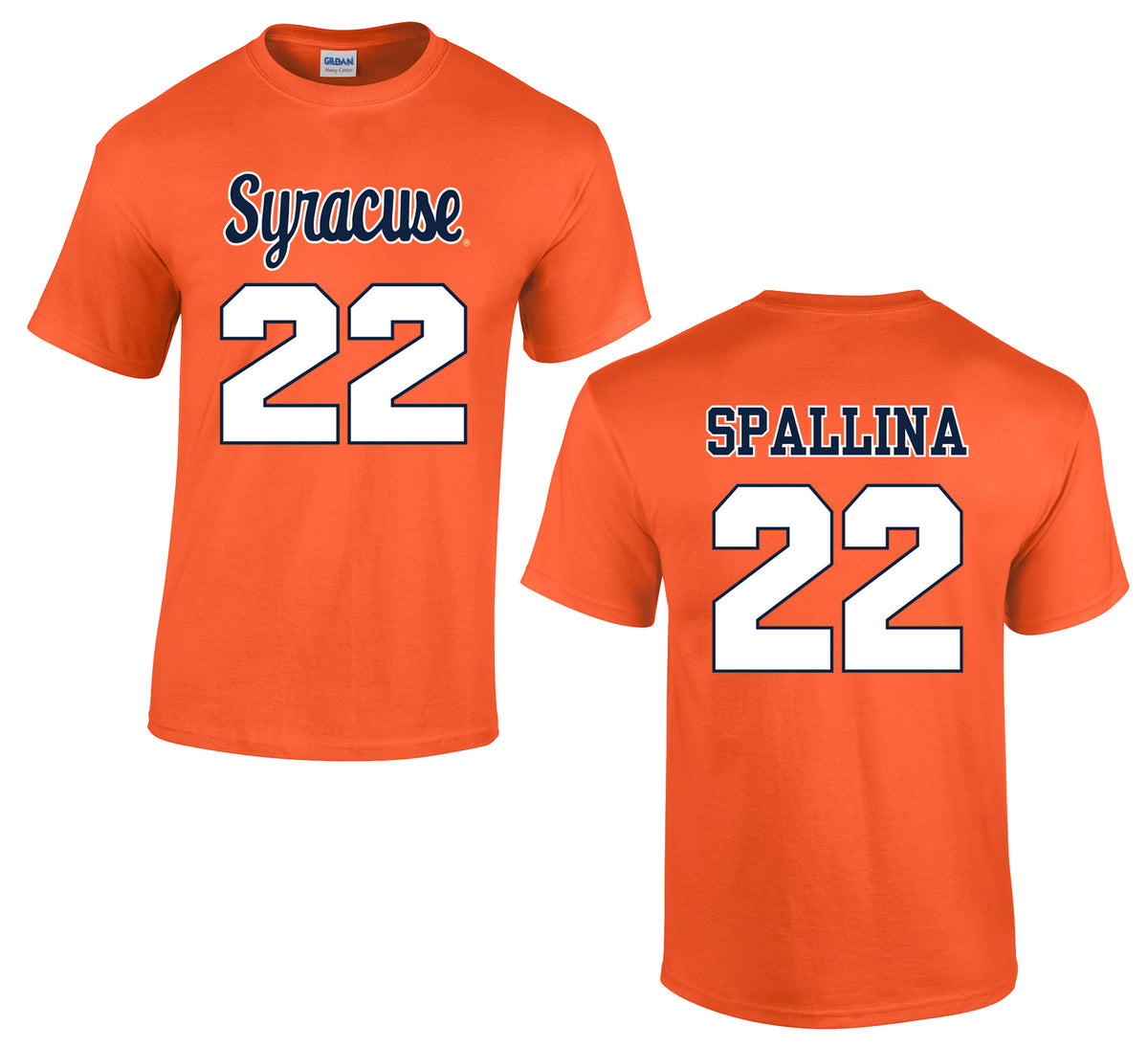 Syracuse Joey Spallina #22 Jersey Tee – The Original Manny's - Syracuse ...