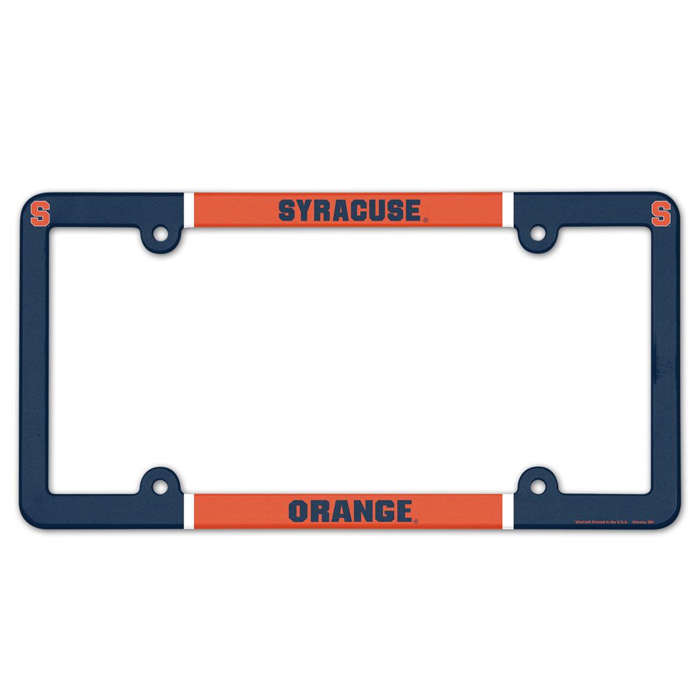 Wincraft Plastic Syracuse Orange License Plate Frame – The Original ...